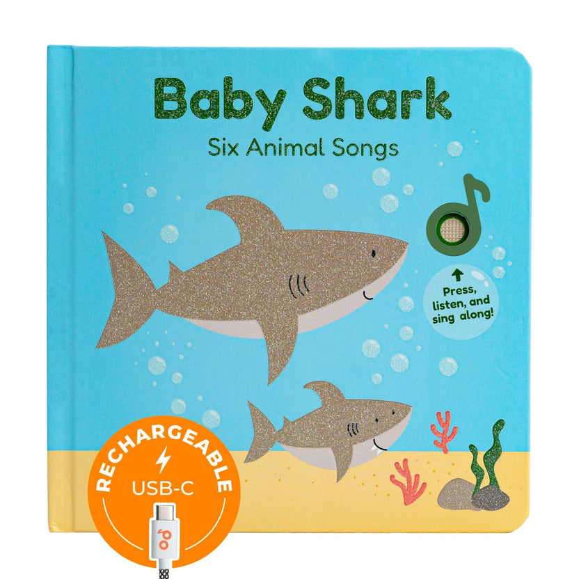 Baby Shark Nursery Rhymes -Musical Book about Animals - Cali's Books