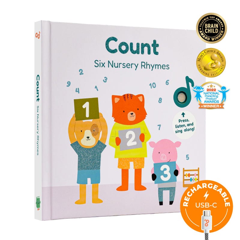 Count With Nursery Rhymes Musical Book - Cali's Books